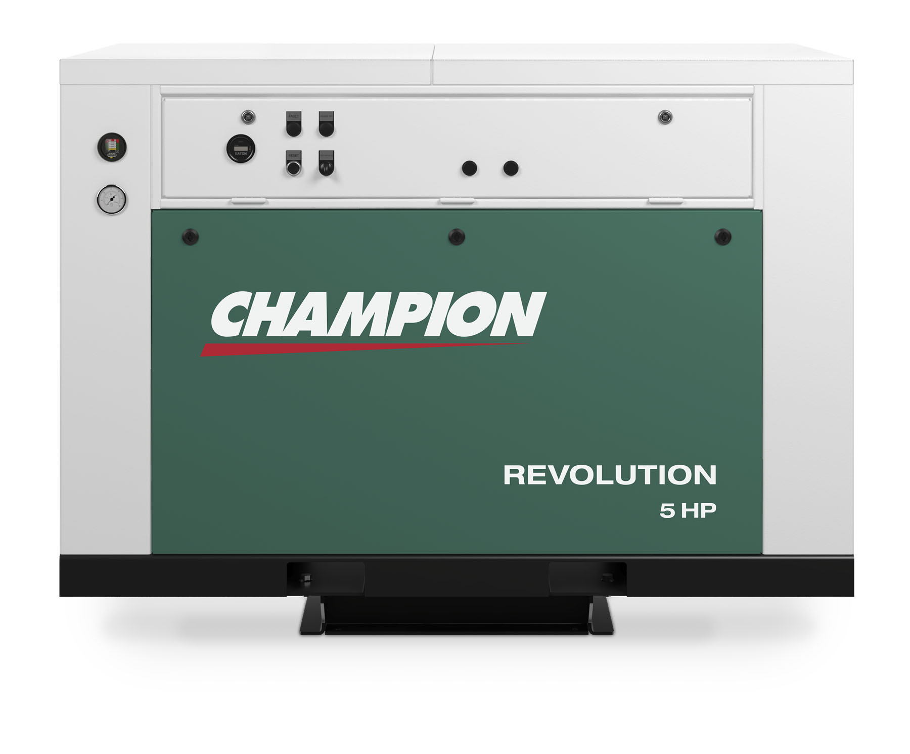 Champion BQR5 Revolution 5HP Base Mounted Enclosed Reciprocating Air ...